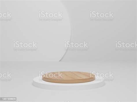 3d 렌더 쇼 화장품 디스플레이 연단 무대 받침대에 대한 모의 0명에 대한 스톡 사진 및 기타 이미지 0명 3차원 형태
