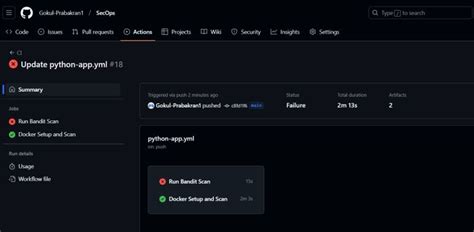 gokul prabakaran on linkedin devsecops security vulnerability quality sourcecode python