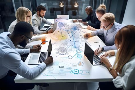 Premium Photo Engaged Computer Science Team Resolving Complex