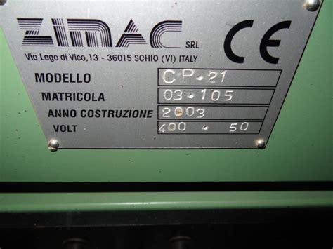 Jj Smith Italy Zimac Cp 21