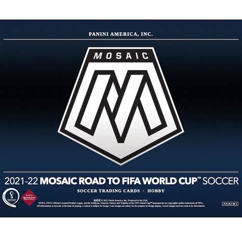 2021 22 Panini Mosaic Fifa Road To World Cup Checklist Boxes