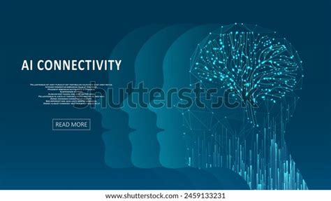 Artificial Intelligence Illustration Brain Machine Learning Stock Vector Royalty Free