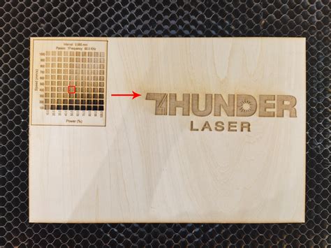 Lightburn Material Test