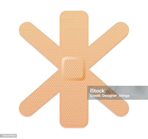 의료 석고 접착제 붕대 또는 고집 석고 의료 밴드는 응급 처치를 위한 보호 패치를 돕습니다 보호 및 관리 흰색 배경에 벡터 만화 석고 1위에 대한 스톡 벡터 아트 및 기타