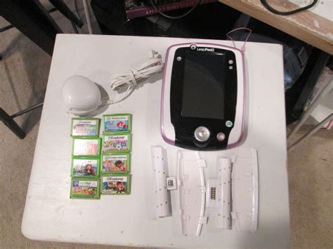Leapfrog Leappad 2 Learning System And 8 Games Power Supply Rechargeable Battery 4598160076