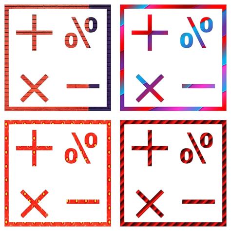 Premium Vector A Square With A X And X On It
