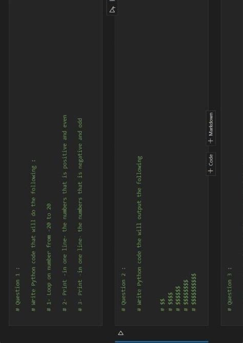 Solved Question 1 Write Python Code That Will Do The