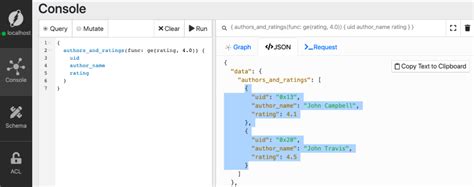 get started with dgraph types and operations learn