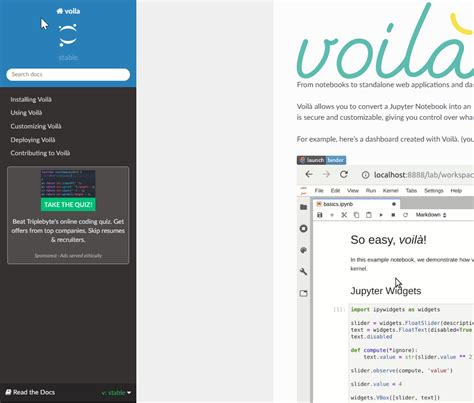 Add A `div` For Readthedocs Ethical Ads · Issue 69 · Pydatapydata Sphinx Theme · Github