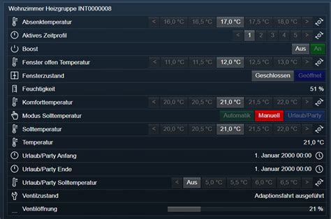 Modul Homematic Extended Systemvariablen Programme Powermeter Uv