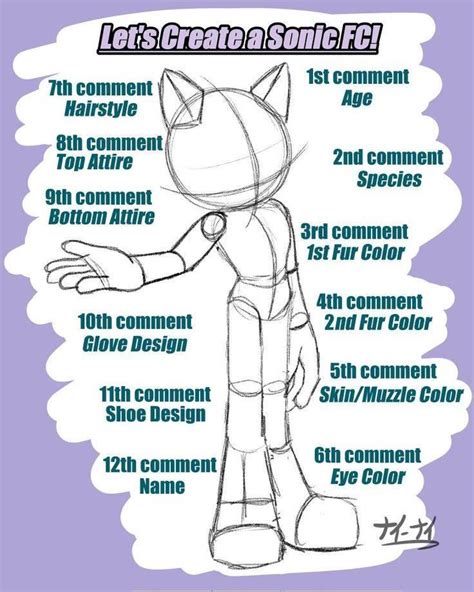 Sonic Oc Outline