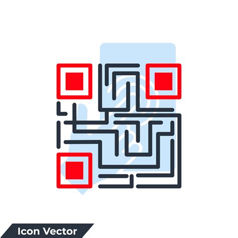 Barcode Icon Logo Vector Illustration Qr Code Symbol Template For Graphic And Web Design