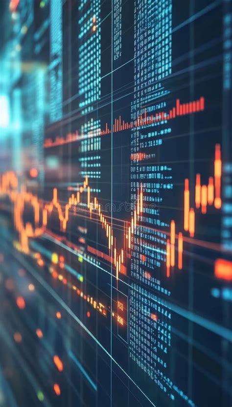 Modern Visualization Of Emerging Market Financial Trends Through Data And Code On Screen