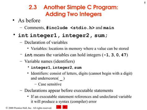 Cchap02ppt Introduction To C Programming Language Ppt Cchap02ppt Introduction To C Programming Language Ppt