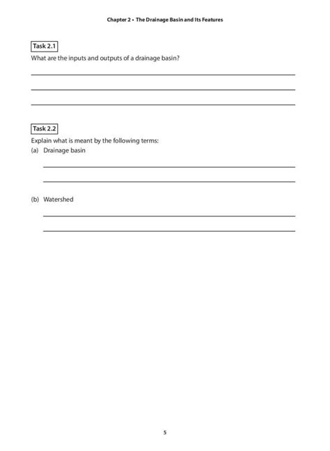Igcse Guide Geography River Environments