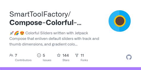 Github Smarttoolfactorycompose Colorful Sliders 🚀🌈 😍 Colorful