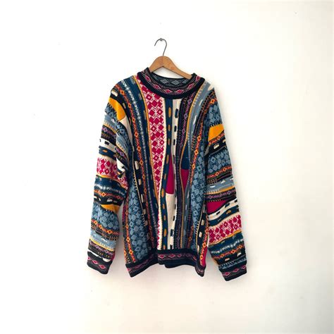 90s Multicolor 3d Knit Coogi Sweater Unearth Vintage