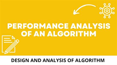 Performance Analysis Of An Algorithm Youtube