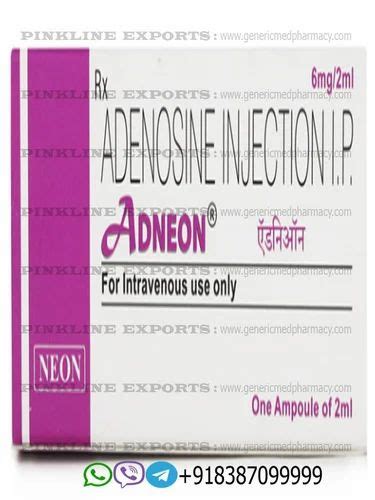 Neon Liquid Adenosine Injection For Hospital 6 Mg At Rs 250 Vial In Jaipur