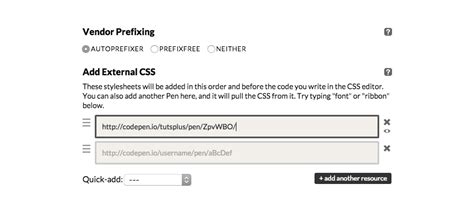 Quick Tip Add A Supports Css File To Your Codepen Demos Envato Tuts