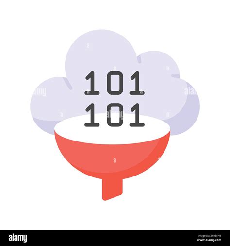 Data Filtering Vector Design In Trendy Style Concept Icon Of Data Extraction Stock Vector Image