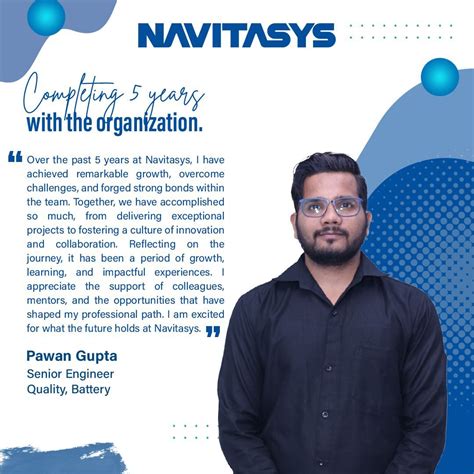 Pawan Gupta On Linkedin Complete 5 Year With Navitasys