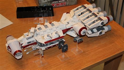 Sons Of Twilight X Wing Miniatures Meet Lego Corellian Corvette