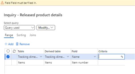 Dynamics 365 Filtering By Tracking Dimension In Released Products Dyanamics Post