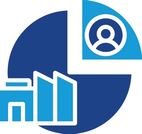 Pie Chart Elements Symbols Representing Data Oriented Icon Facilities And The Use Of Technology