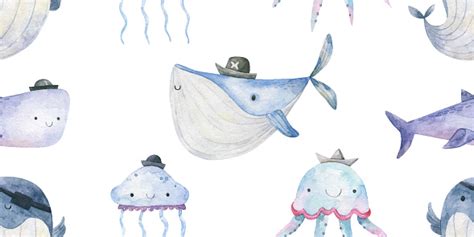 원활한 바다 패턴입니다 수중 세계 다채로운 물고기 원활한 패턴이 있는 끝없는 패턴 수중 배경 다양한 제품 의류 섬유 등에 대한 귀여운 패턴 0명에 대한 스톡 벡터 아트 및