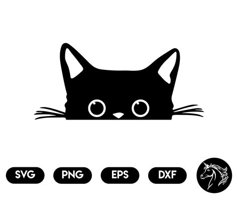 Cute Cat Svg File Peeking Cat Svg Cat Svg Cat Clipart Etsy Images