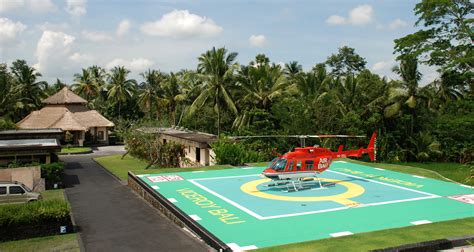 Helicopter Tours And Private Helipad Viceroy Bali