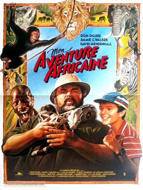 Going Bananas 1987 French Movie Poster