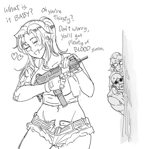 Revy Dutch And Benny Black Lagoon Drawn By Bbbaalbuddy Danbooru