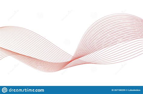 Abstract Colorful Gradient Wave Element For Design Digital Frequency Track Equalizer Stylized