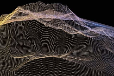 Premium Photo 3d Rendering Flow Dot With Gradient Background