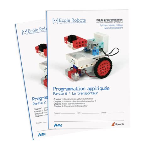 Manuel Python n Les bases de la programmation collège EcoleRobots
