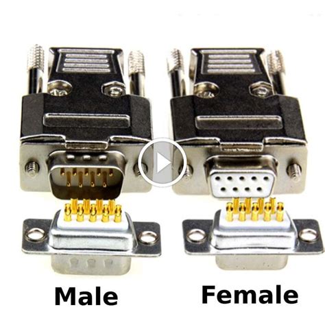 Đầu Giắc COM DB9 RS232 loại Hàn và Không Hàn, hãng HD-LINK