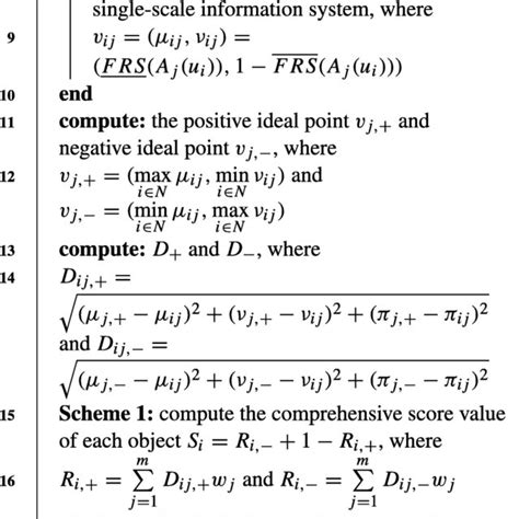 The Mcdm Method Using Reflexive Fuzzy α Neighborhood Operators Download Scientific Diagram
