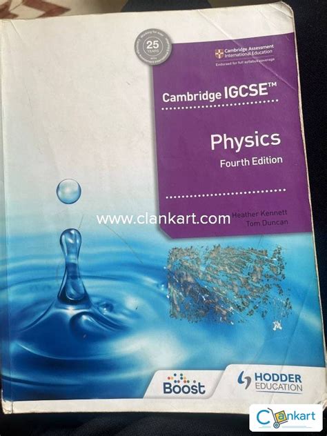Buy Cambridge Igcse Physics Fourth Edition Heather Kennett Tom Duncan Book In Good Condition