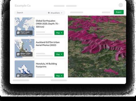 Build Geospatial Apps Use Cases