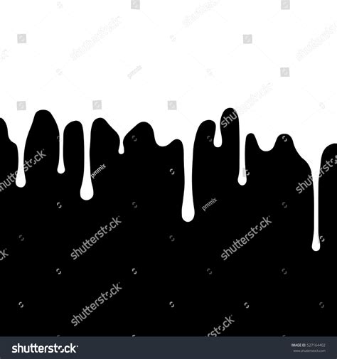 흰색 페인트요약 Blob검은 배경 스톡 벡터로열티 프리 527164402