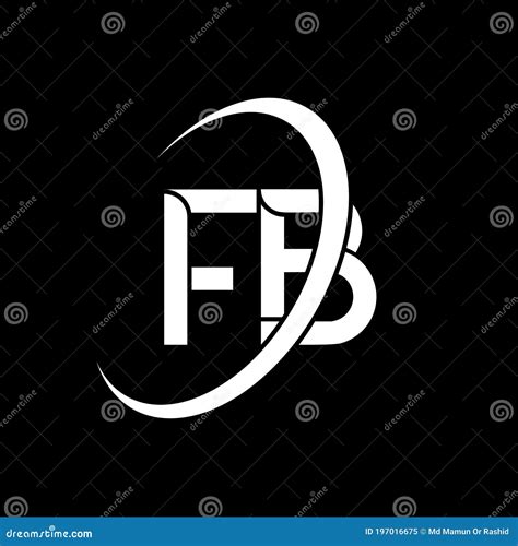 Fb Logo F B Design White Fb Letter Fb F B Letter Logo Design Stock Vector Illustration Of