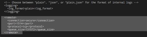 Installation From Sources Dont Enable Remote Syslog By Default · Issue