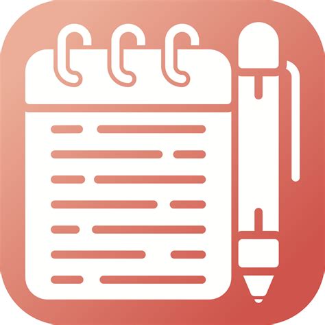 Memo Pad Vector Icon 26669980 Vector Art At Vecteezy