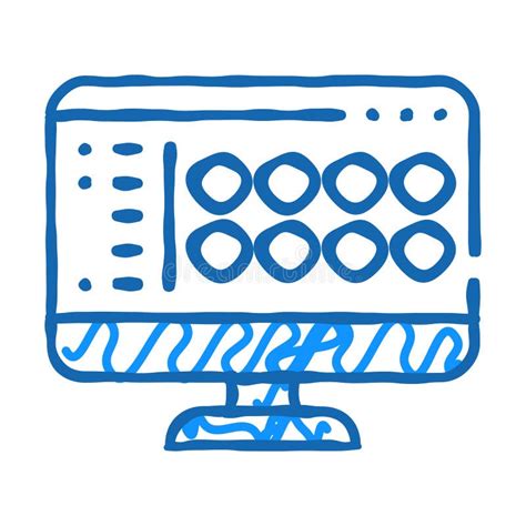 Files Of Operating System Icon Doodle Illustration Stock Vector Illustration Of Document