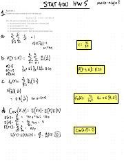 STAT HW Pdf STAT U HW NetIDintejez E A C E C C P Y EE