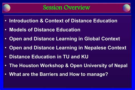 Managing Open Distance Learning Opportunities And Challenges Ppt