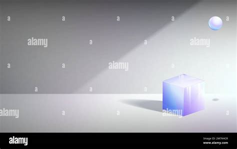3d Cube And Sphere Abstract Design Vector Stock Vector Image And Art Alamy