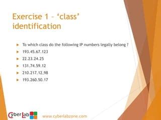 CyberLab TCP IP And IP Addressing Subnetting PPSX
